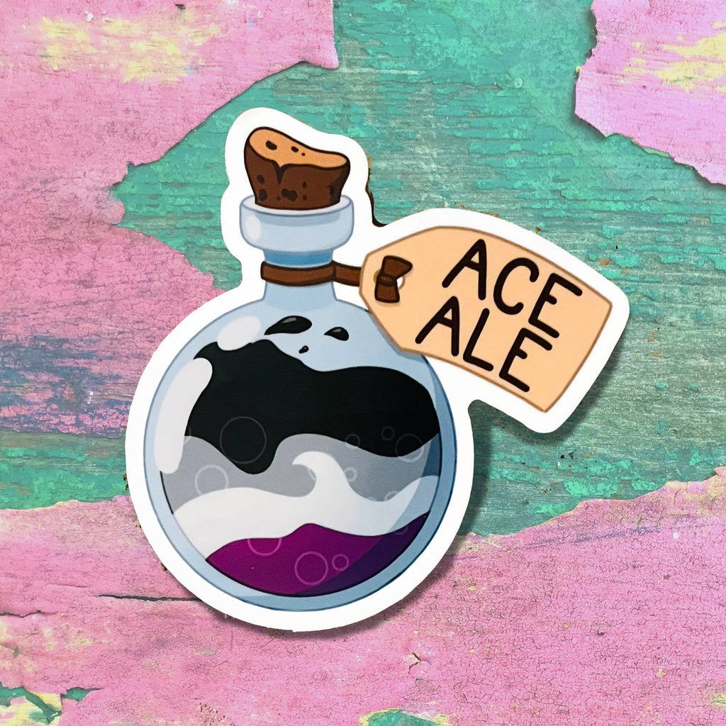 Ace Ale Pride Potions Sticker – The Ninth House